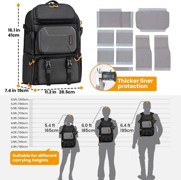 TARION PBL Camera Backpack | Professional Camera Bag