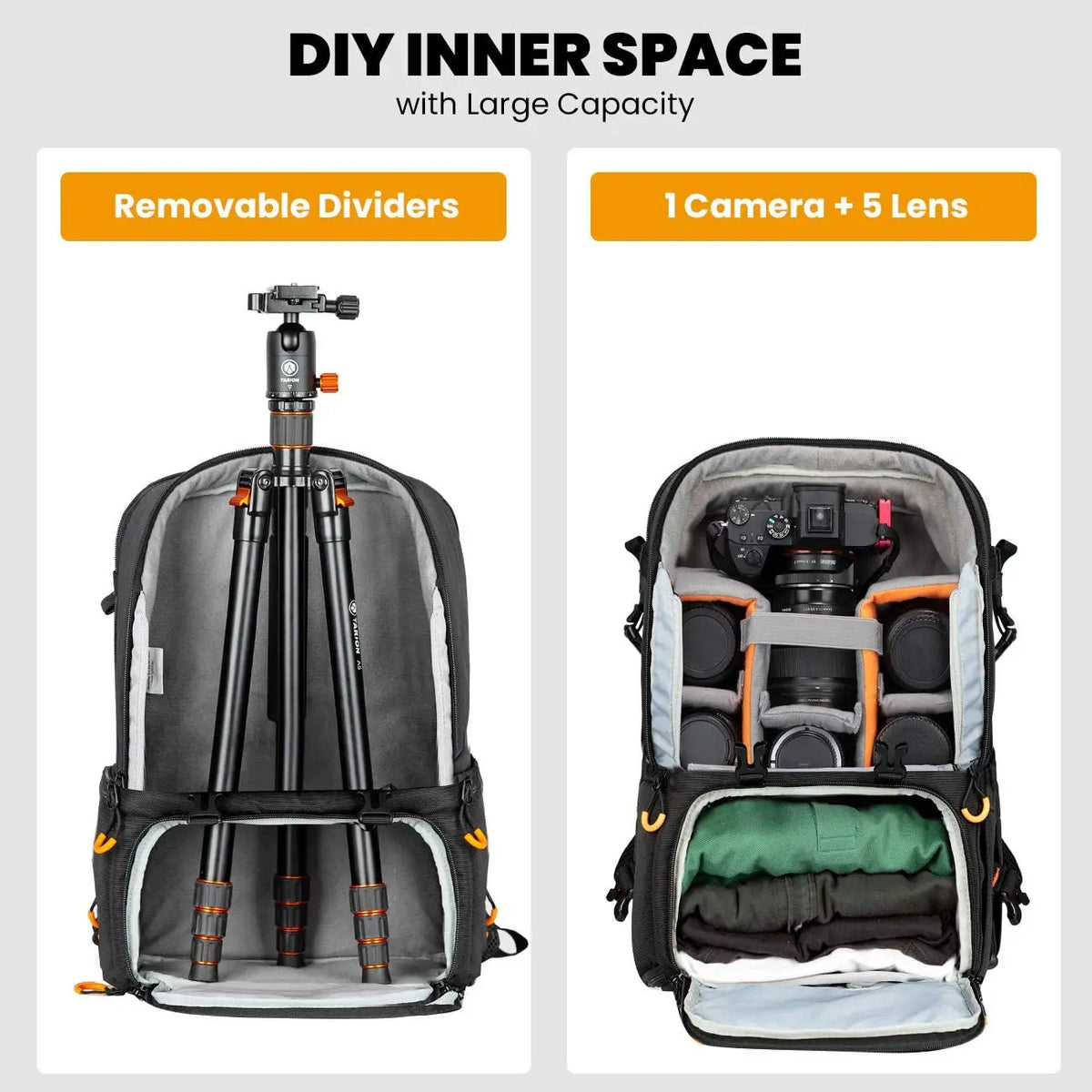 TARION PBL Camera Backpack | Professional Camera Bag