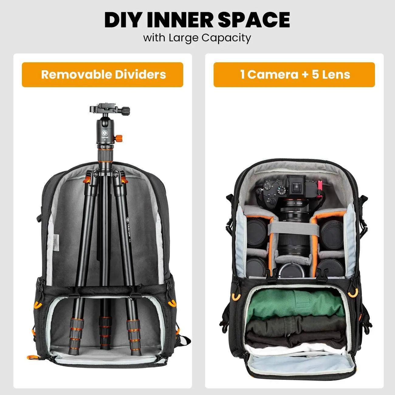 TARION PBL Camera Backpack | Professional Camera Bag