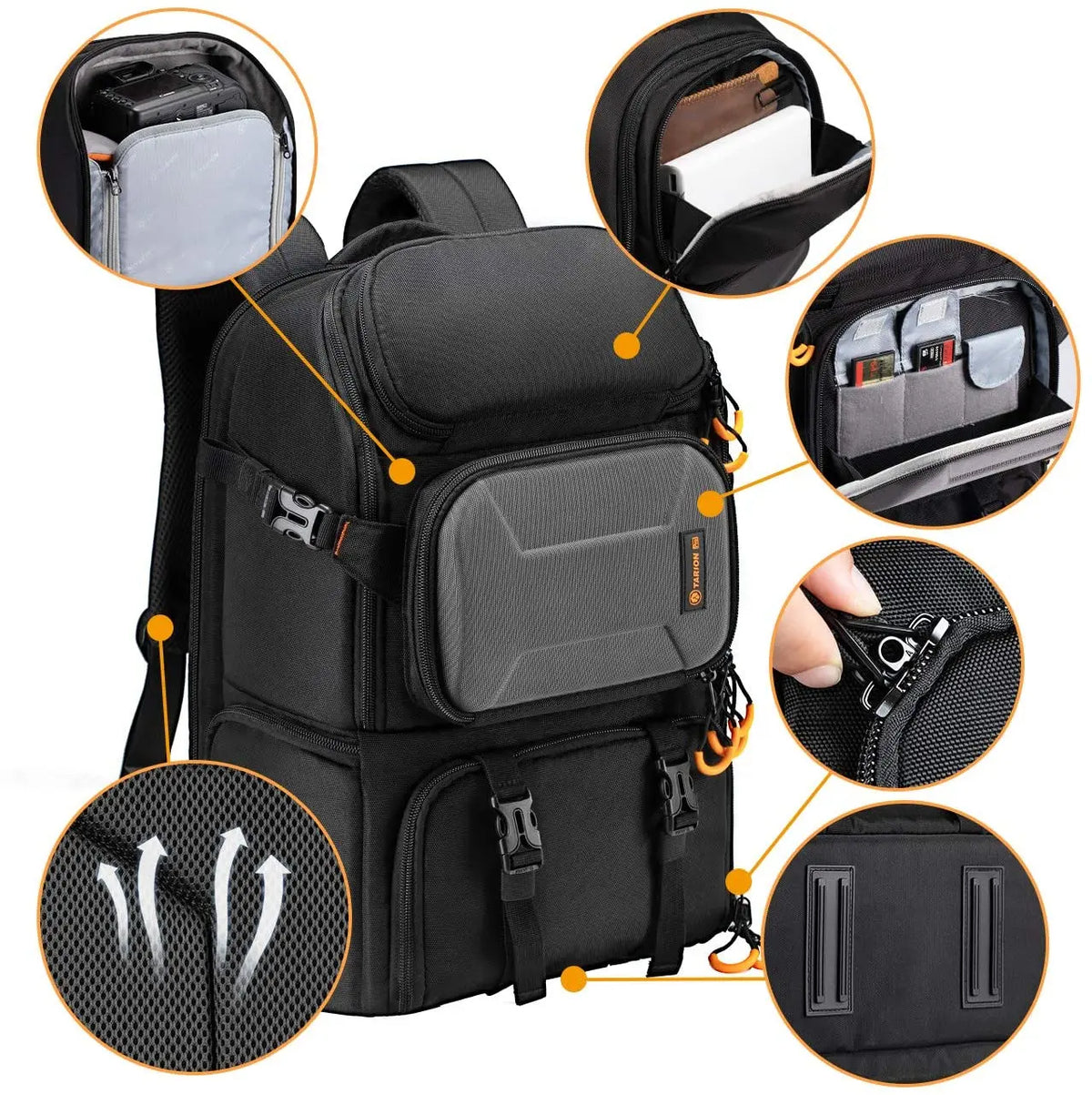 TARION PBL Camera Backpack | Professional Camera Bag
